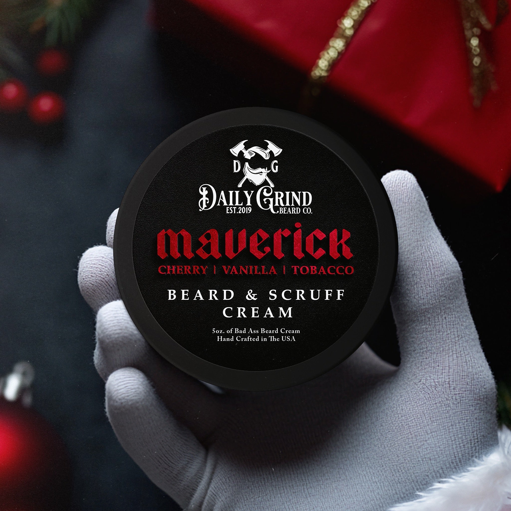 Maverick - Cherry, Vanilla, Tobacco, Beard & Scruff Cream - Daily Grind